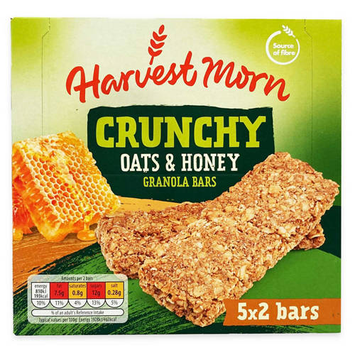 Crunchy Oats & Honey Granola Bars 5 Pack | ALDI UK